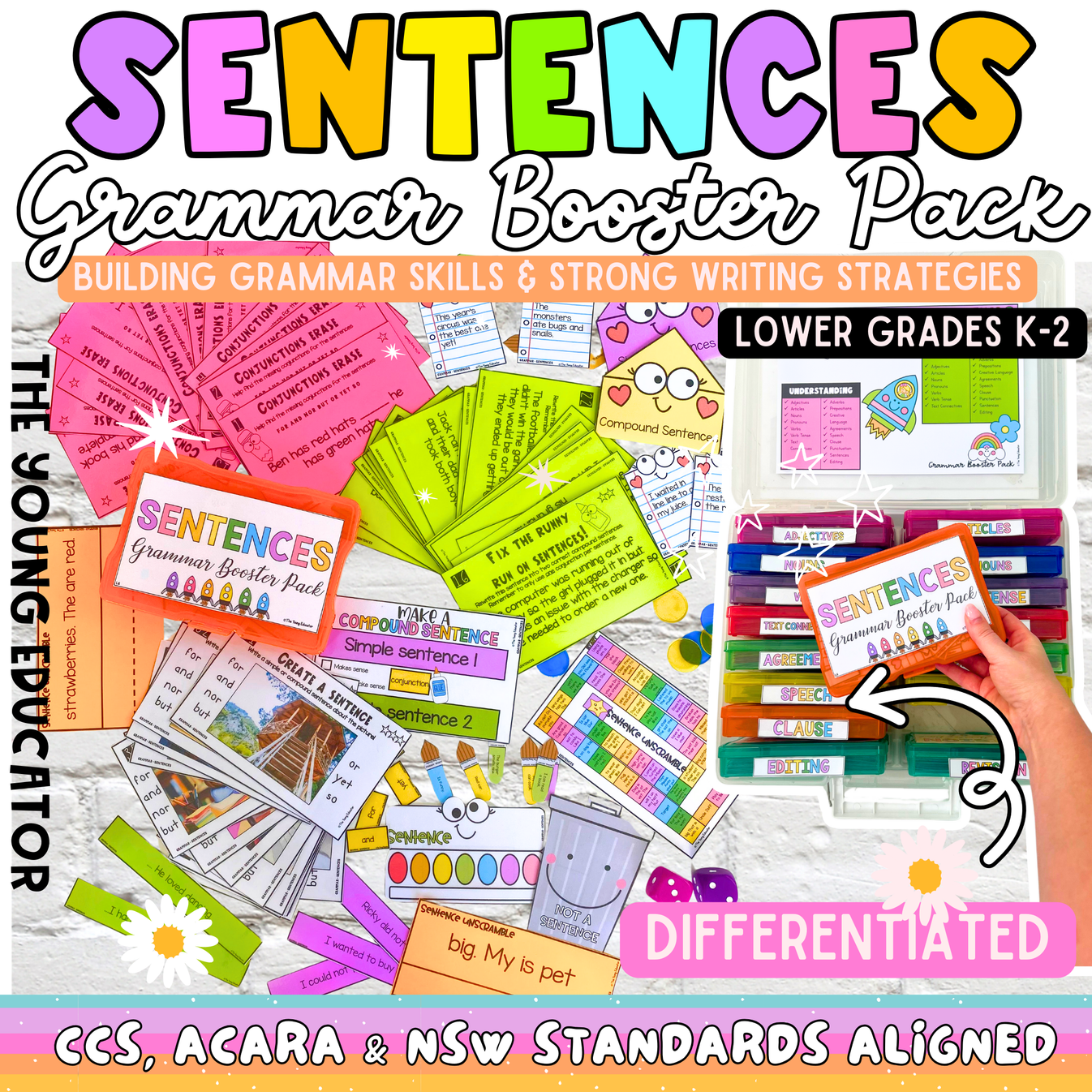 6. SENTENCES LOWER GRADES GRAMMAR BOOSTER PACK – The Young Educator
