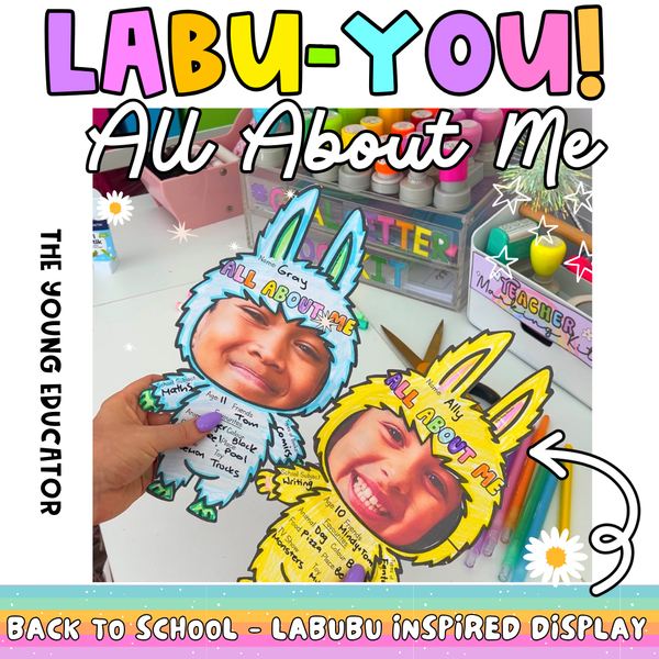 LabuYOU - All About Me Labubu Inspired Craft - Back to School Display ...