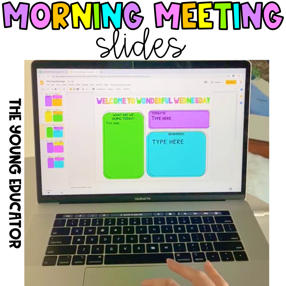 Editable Morning Message Powerpoint - Distance Learning – The Young ...