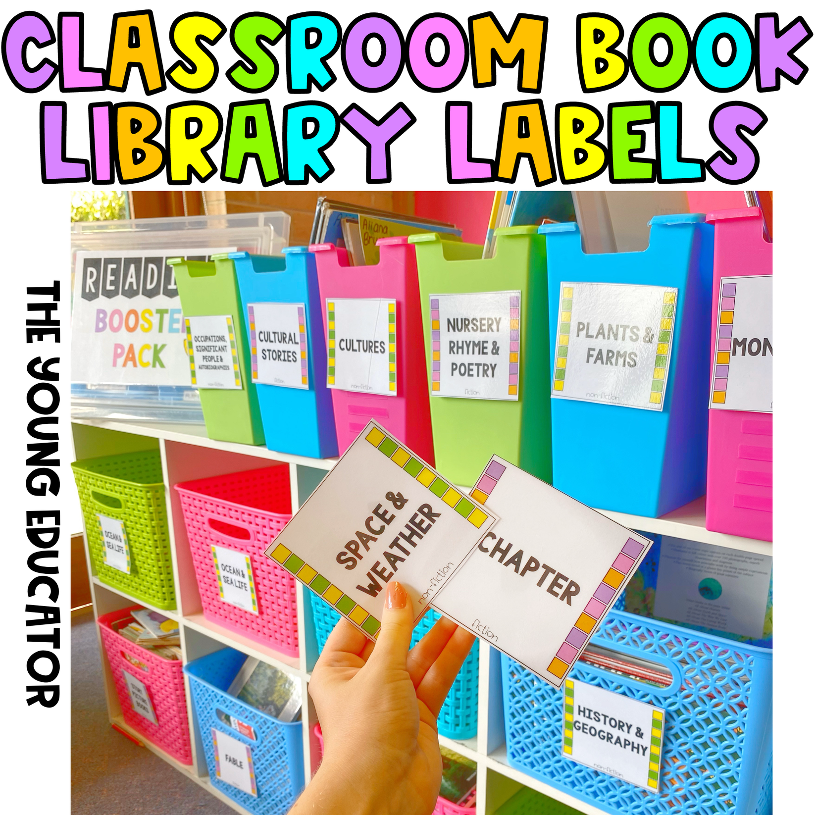 Classroom Book Library Labels! – The Young Educator