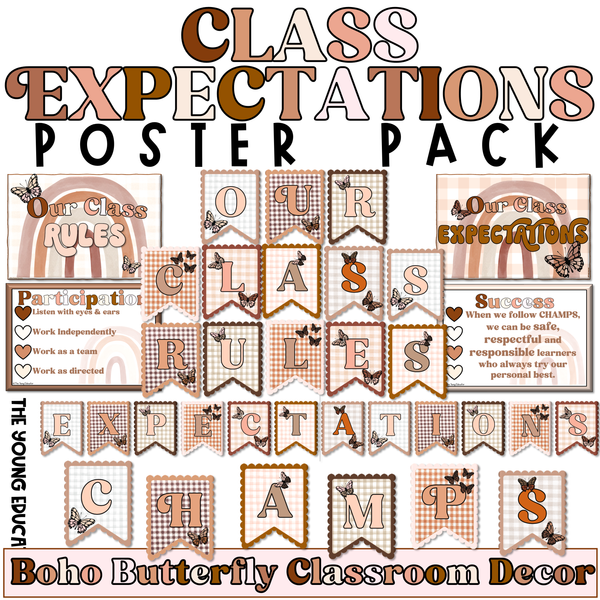 Editable Class Rules Posters | Printable Classroom Rules Signs & CHAMPS ...