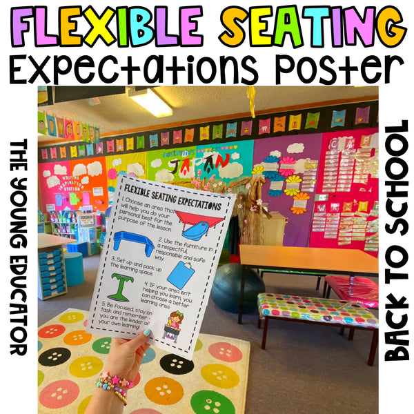 Flexible Seating Expectations Poster | Classroom Seating Rules – Shop ...
