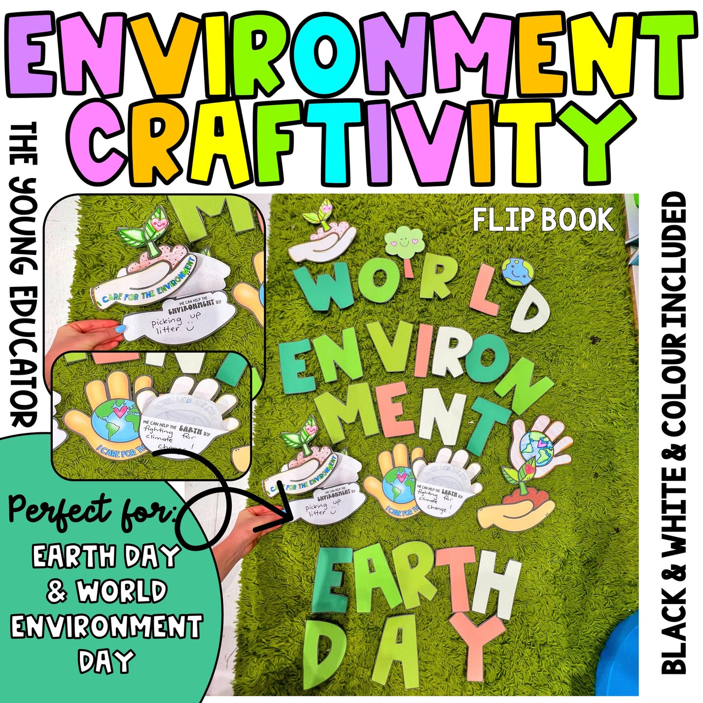 Earth Day / World Environment Day / Craft / Craftivity Display Printab ...