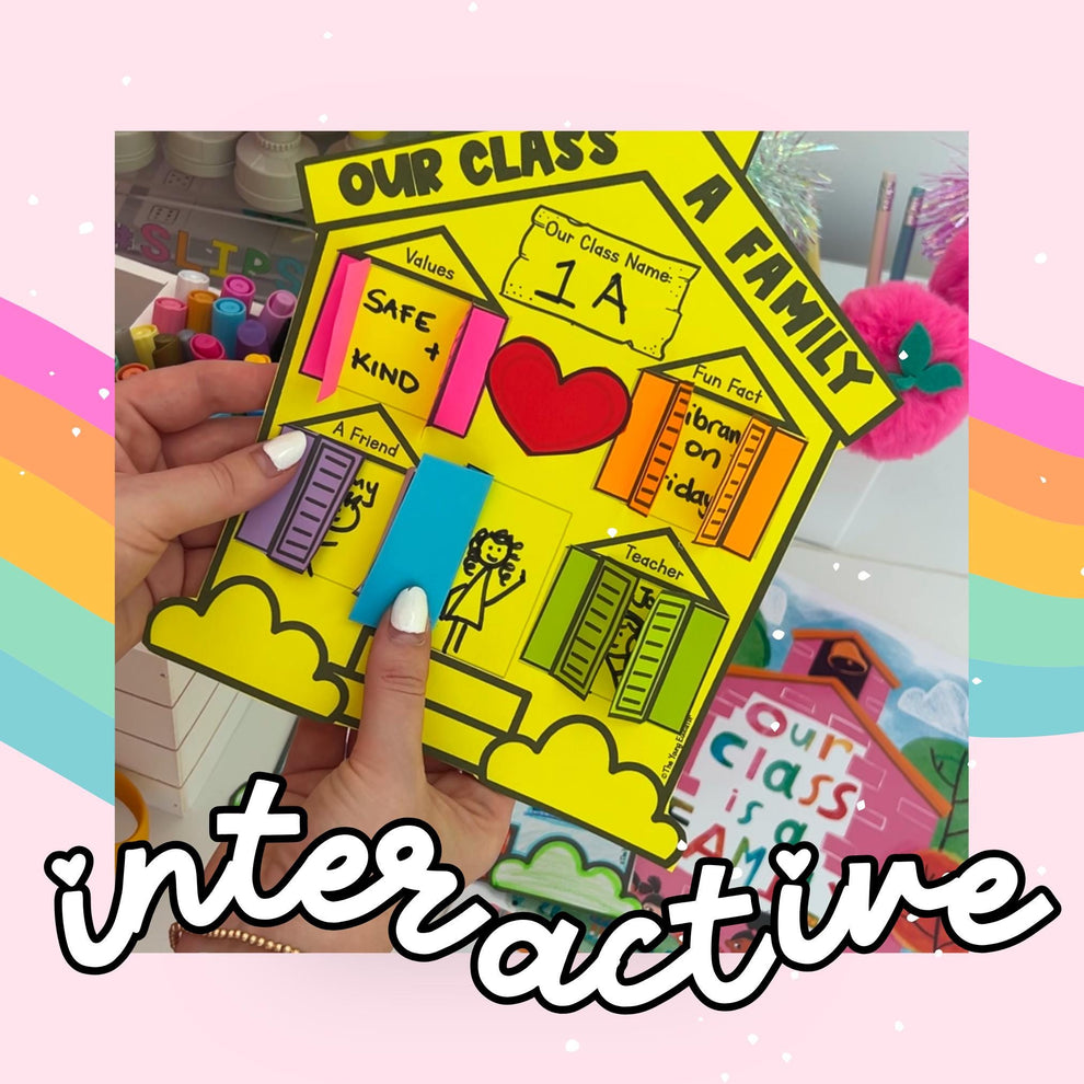 Our Class is a Family Craft Activity | Interactive Craftivity | Back t ...