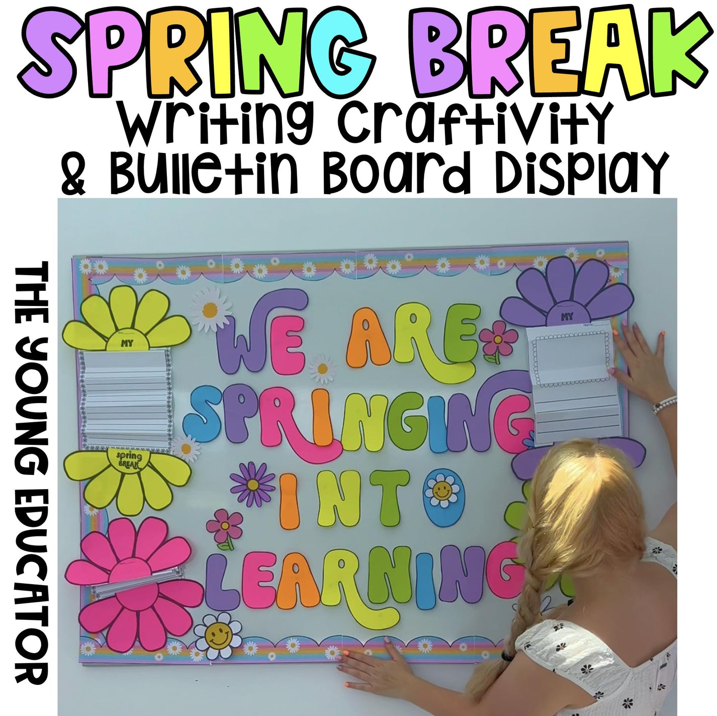 Spring Break Writing Activity & Spring Classroom Bulletin Board | Shop ...